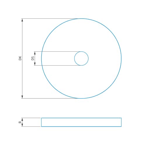 Disk M5, DK30 - M5, spherical disc, steel disc